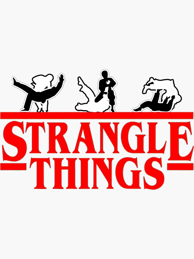 "Funny MMA BJJ Strangle Things Brazilian Jiu Jitsu Gi Gift Premium ...