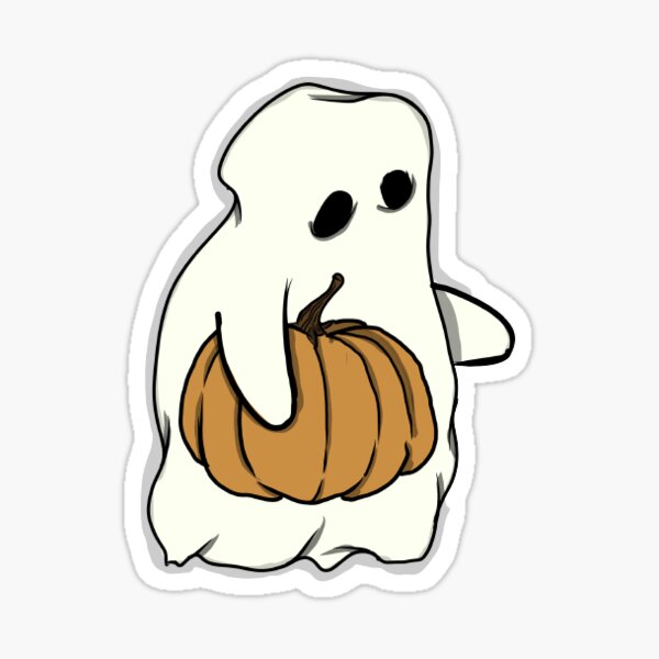 "Sad Little Ghost" Sticker for Sale by GhoulFactory13 | Redbubble