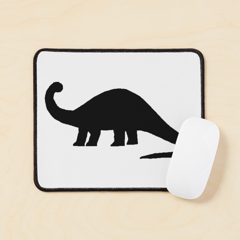 "Brontosaurus - Silhouette" Metal Print for Sale by NaomiWallace321 ...