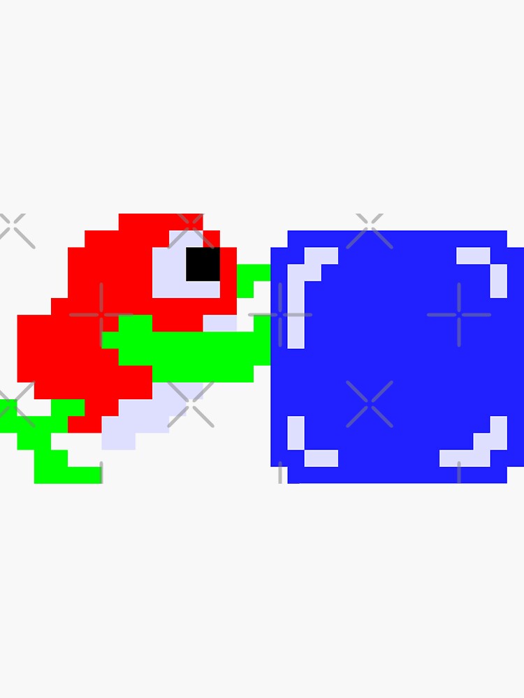 "Pengo computer game for 8 bit computers" Sticker for Sale by Nordwind ...