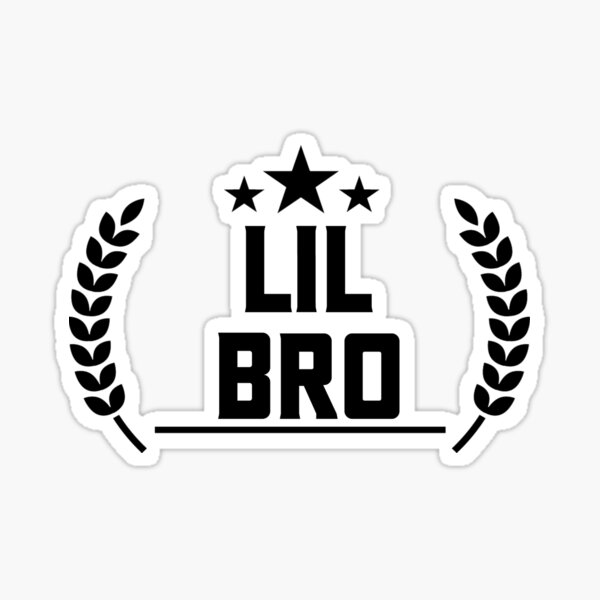 "Lil bro" Sticker for Sale by DesignDS | Redbubble