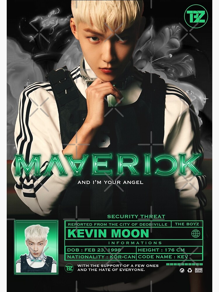 "Kevin Moon | Maverick ! [The Boyz] " Poster by theboredmochi | Redbubble