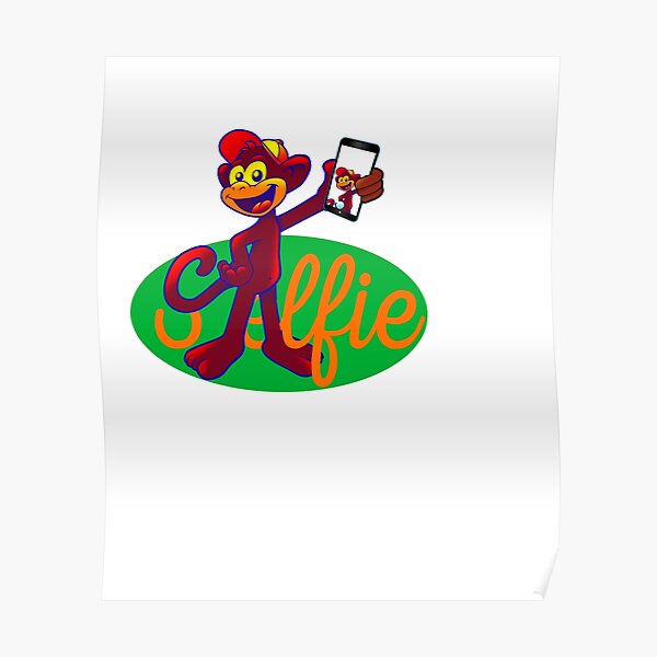 "An Intelligent monkey selfie funny meme." Poster by BumblebeeDe ...
