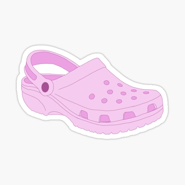 "Pastel Pink Croc" Sticker for Sale by AestheticalsArt | Redbubble