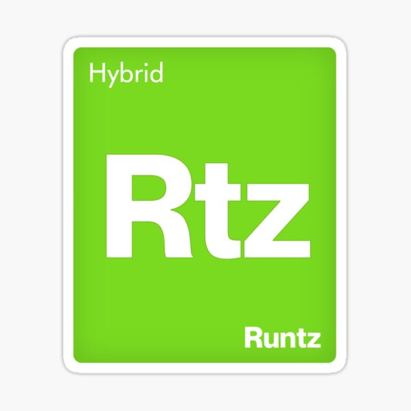 "Runtz Hybrid Cannabis Weed Strain - LIMITED SERIES" Sticker for Sale ...