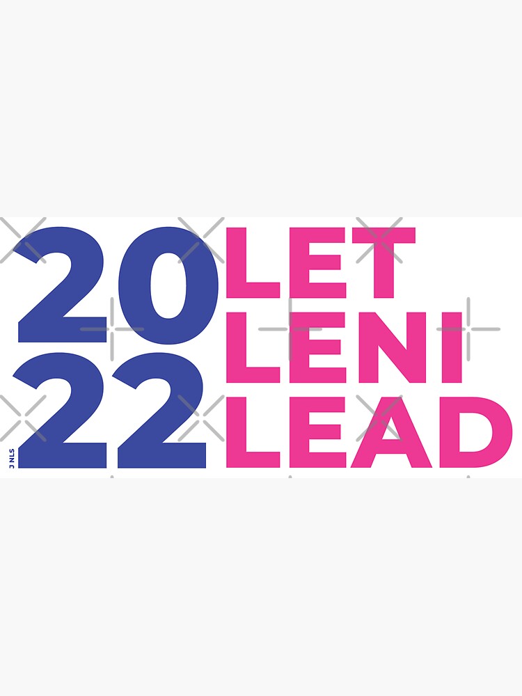 "Let Leni Lead 2022 - Rectangle Stickers | Laban Leni 2022" Sticker for ...