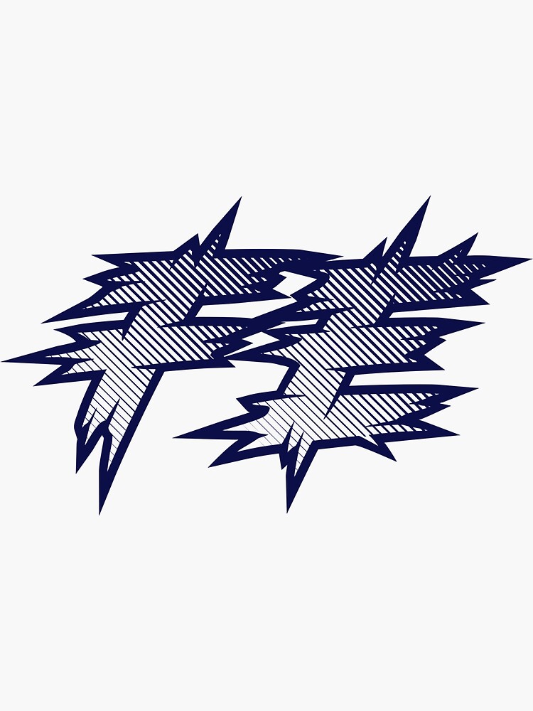 "FE - Cartoon Splash Nametag for FE Signature in Grey" Sticker by ...