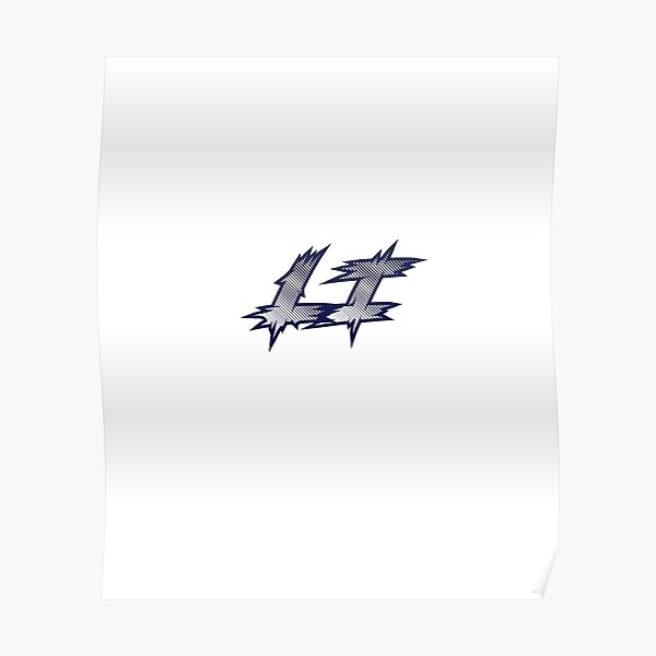 "LI - Cartoon Splash Nametag for LI Signature in Grey" Poster by ...
