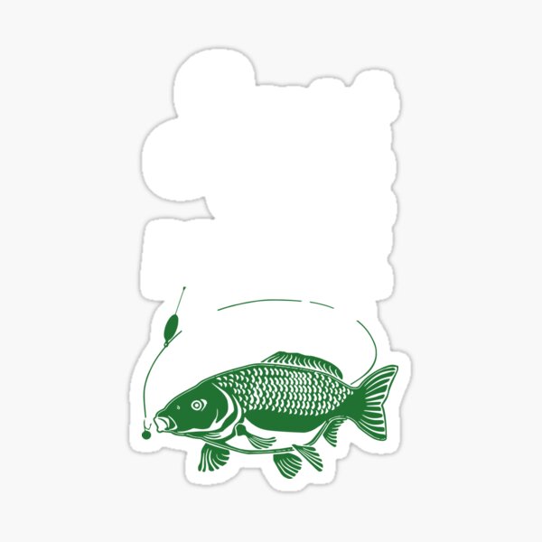 "Just One More Cast" Sticker for Sale by AlwaysAwesome | Redbubble