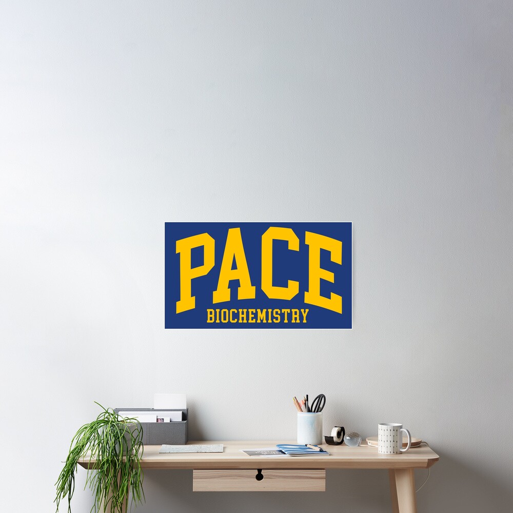 "pace biochemistry - college font curved" Poster by scollegestuff ...
