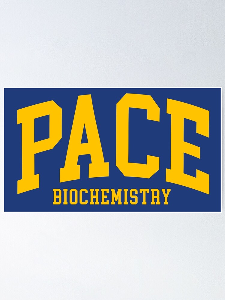 "pace biochemistry - college font curved" Poster by scollegestuff ...