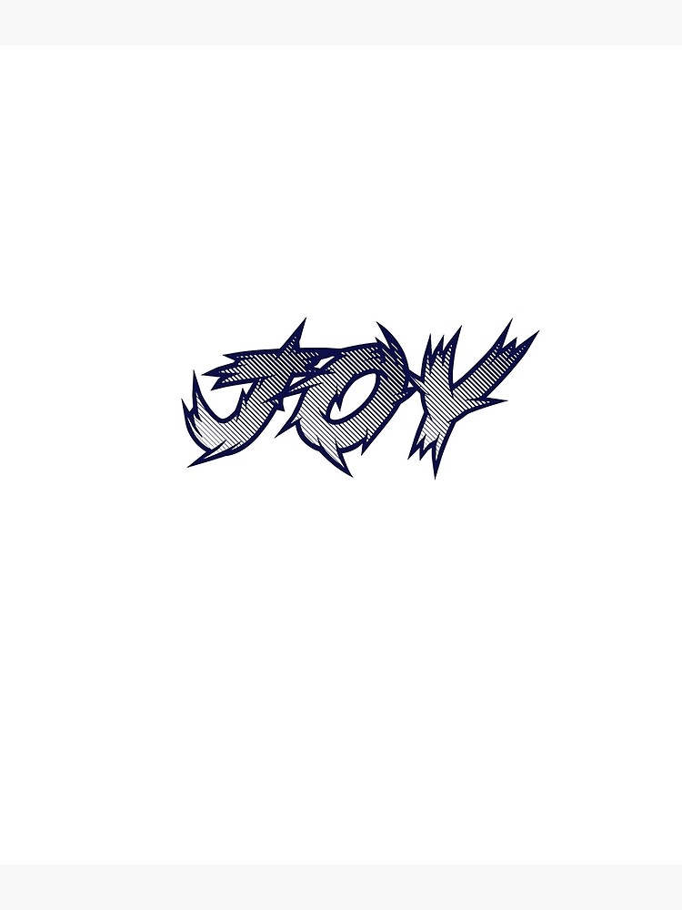 "JOY - Cartoon Splash Nametag for JOY Signature in Grey" Poster by ...