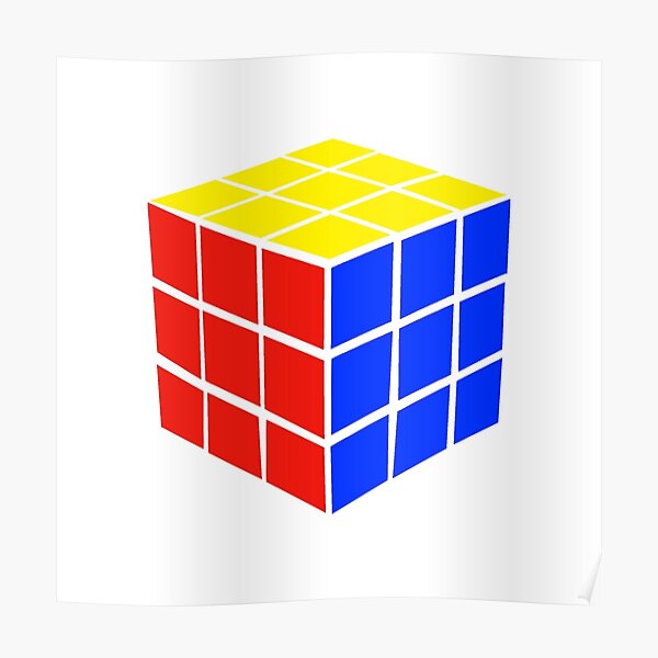 Rubix Cube Posters | Redbubble