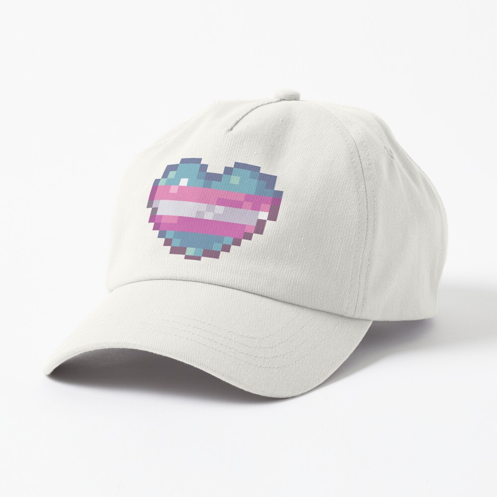 "Pixel Transgender Heart" Sticker for Sale by abitofkake | Redbubble