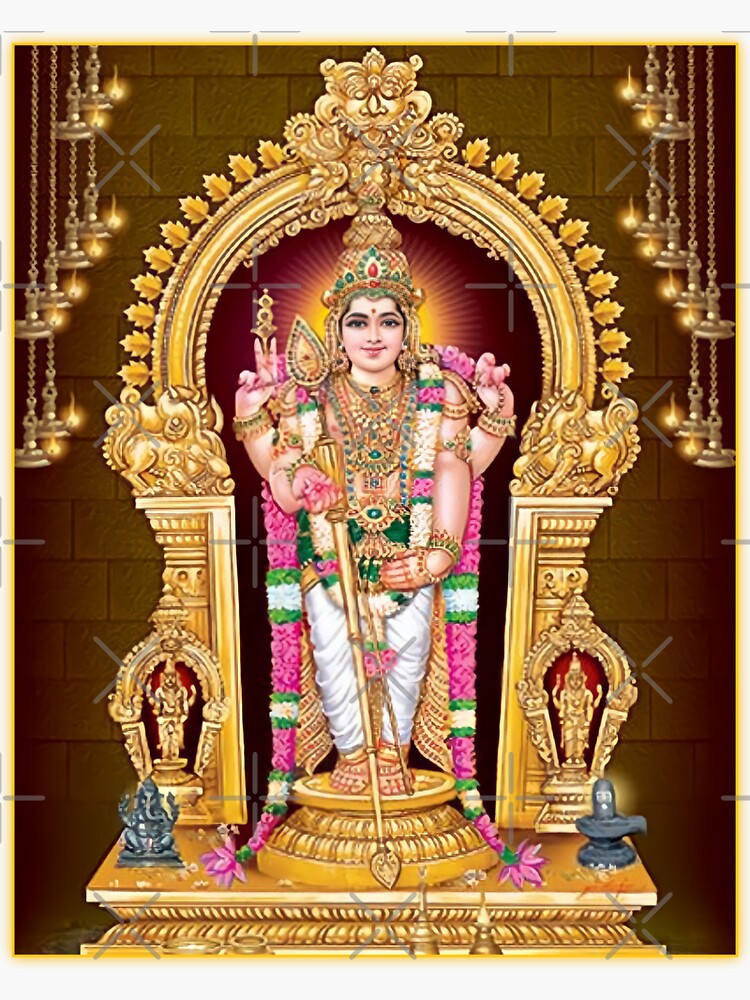 "Lord Murugan" Sticker by aruvanita | Redbubble