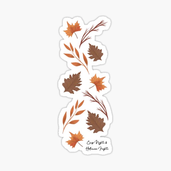 "Fall foliage " Sticker for Sale by CrispNights | Redbubble