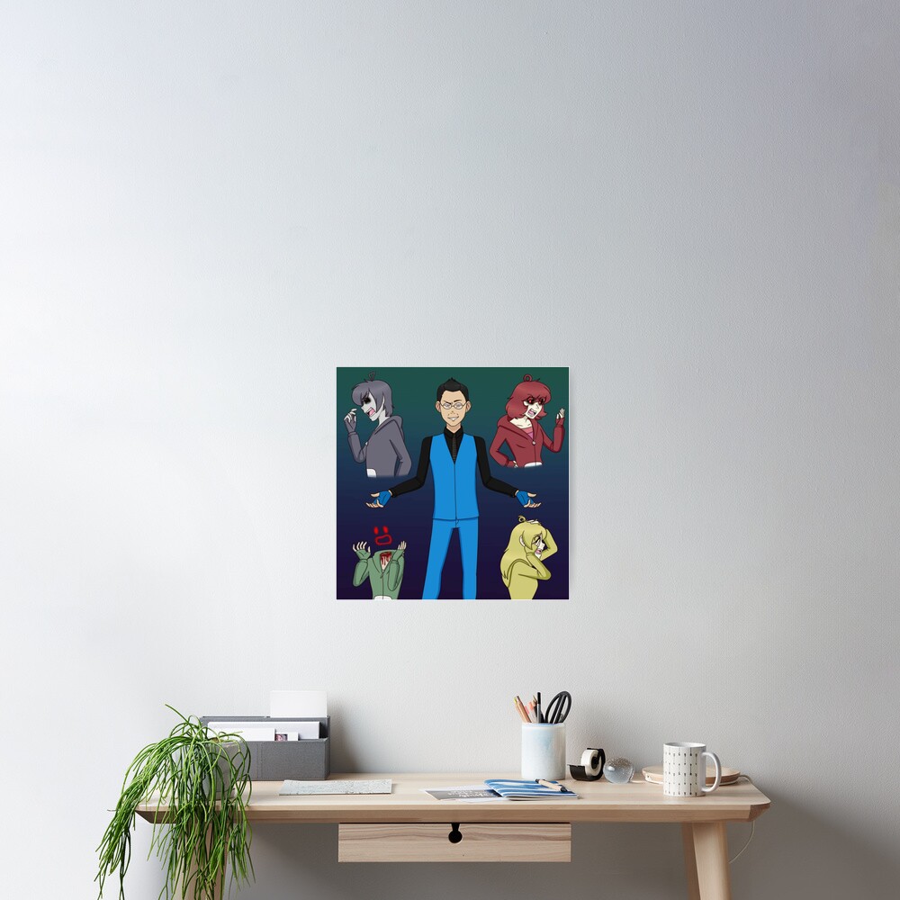 "Slendytubbies as humans" Sticker for Sale by SoliinaTubby | Redbubble