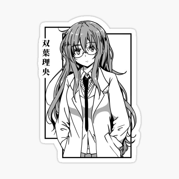 "Rio Futaba Cute" Sticker for Sale by Mangazi | Redbubble