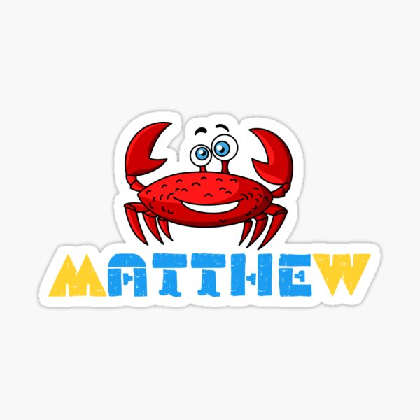 "Matthew" Sticker for Sale by Ishandeck | Redbubble