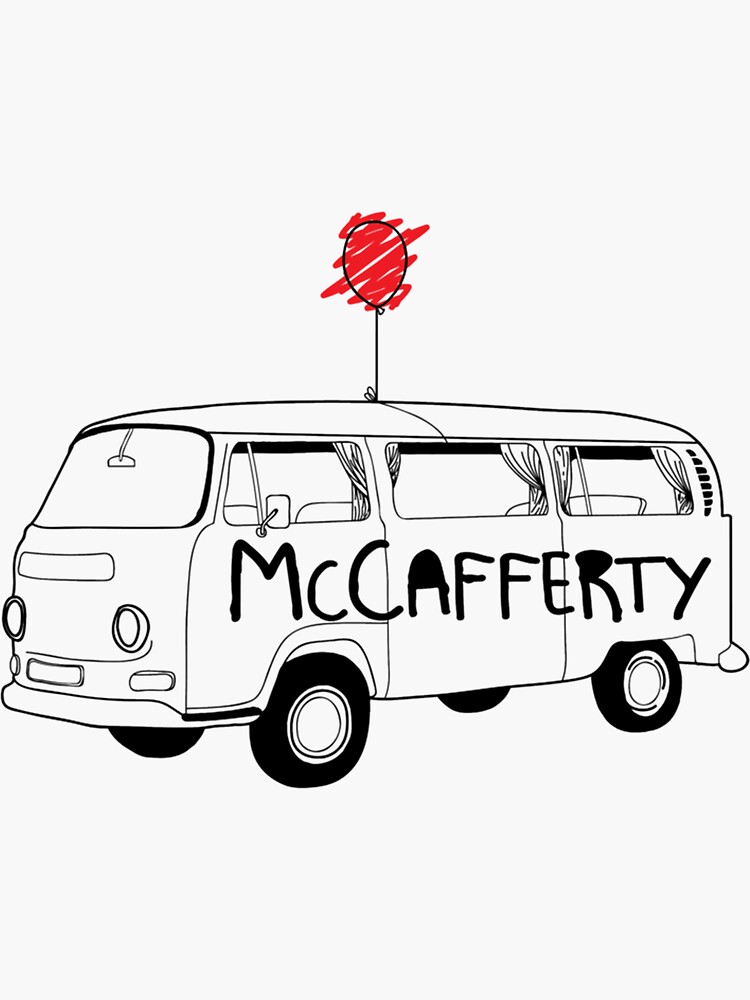 "McCafferty Trailer Trash Classic" Sticker for Sale by YvonneBarnes ...
