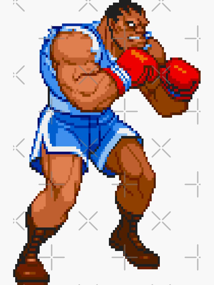"Balrog Boxing Stance SFA3" Sticker for Sale by ropified | Redbubble