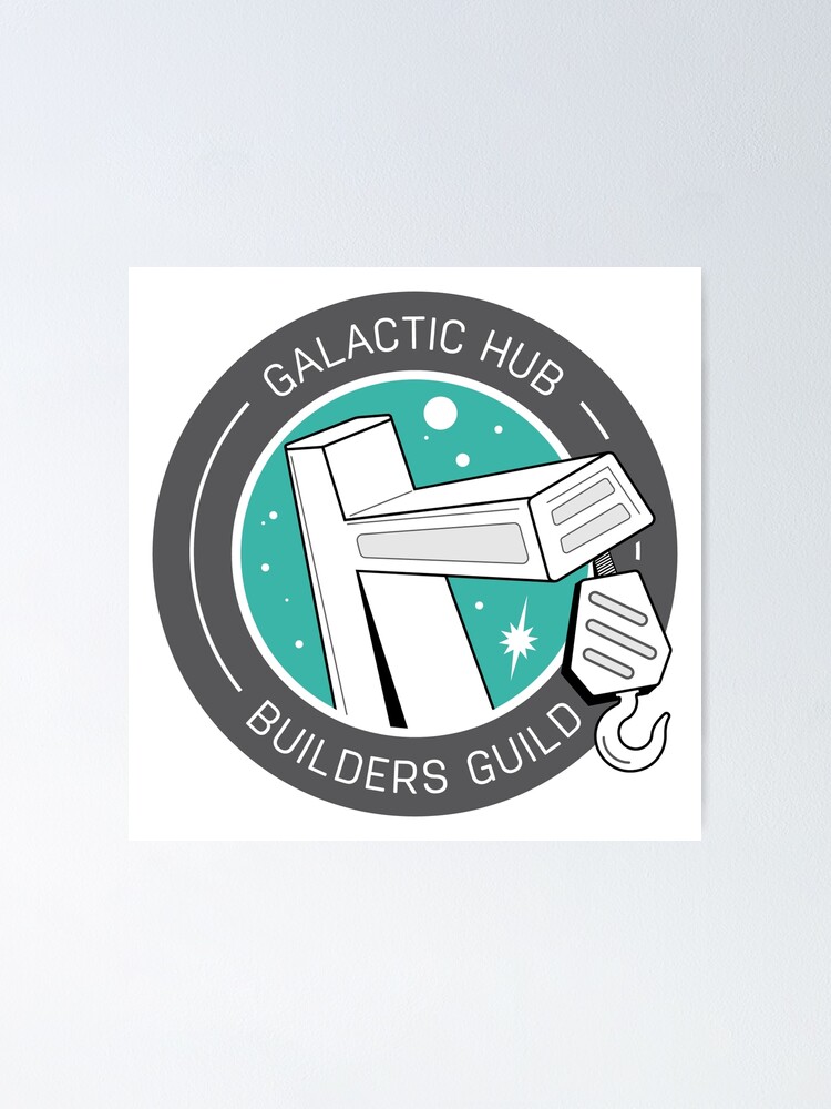 "[GHBG] Galactic Hub Builders Guild Emblem" Poster by NMSGalacticHub ...