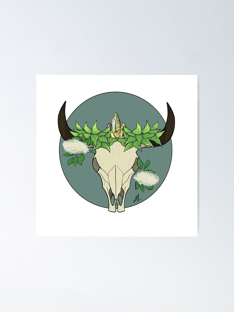 "Elder Bull" Poster for Sale by pidgeon-cake | Redbubble
