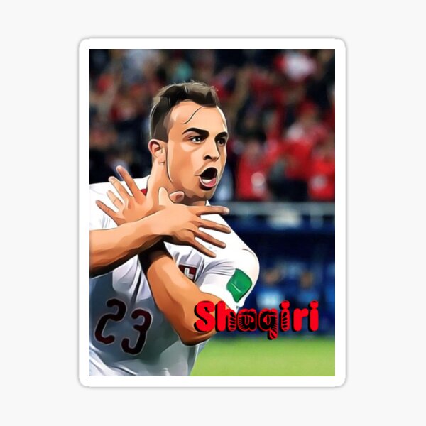 "Shaqiri" Sticker for Sale by HorusSportwear | Redbubble