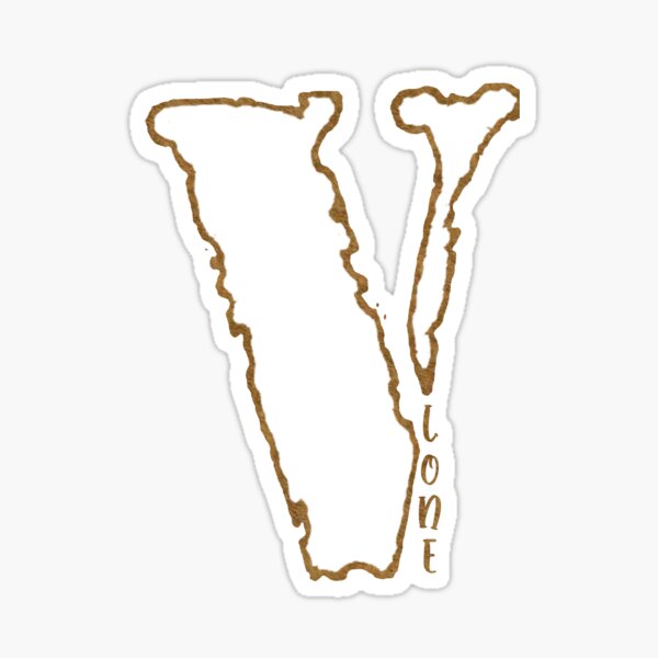 "Vlone To live alone and be alone. Logo." Sticker for Sale by ...