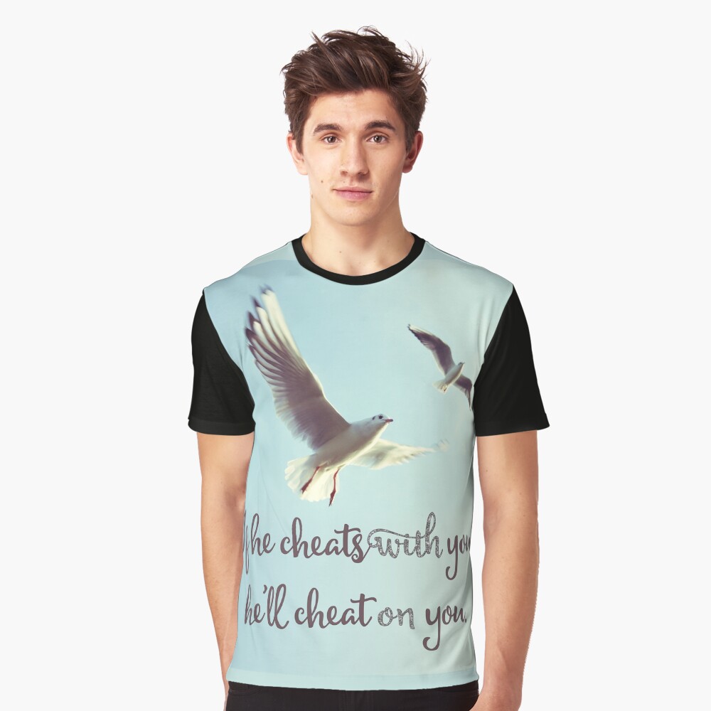 "The Cheater, Cheating Man words of wisdom, quote " Greeting Card for ...