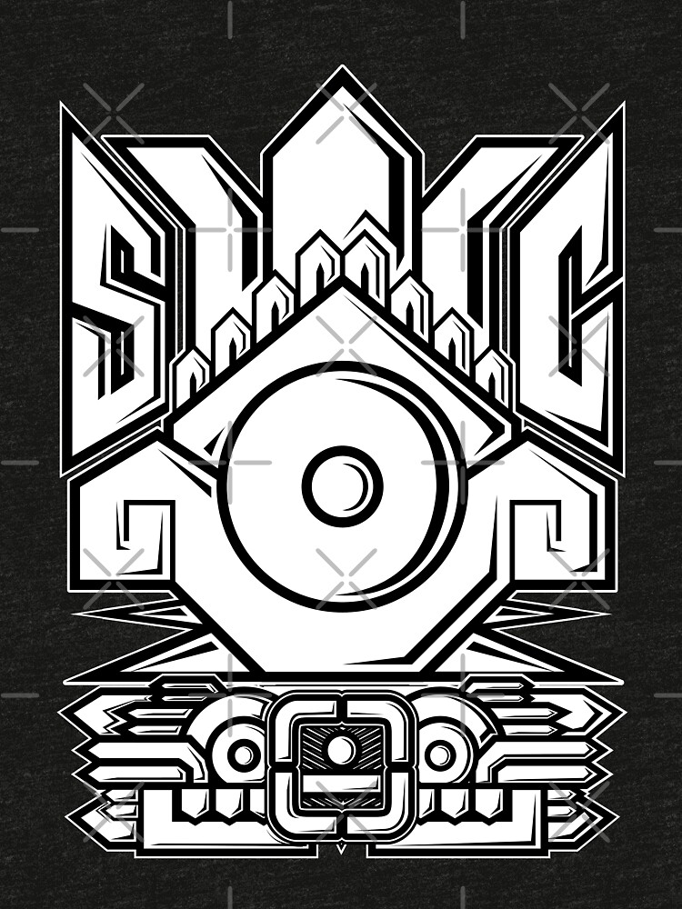 Xochitl Flower Aztec Ancient Logo Symbol Decal Sticker