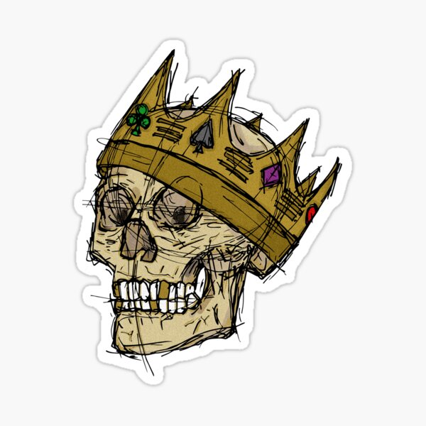 "ROYAL CRANIUM (copesthetic.)" Sticker by CopestheticxJB | Redbubble