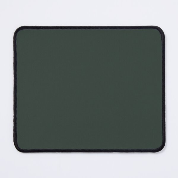 "Forest Green Solid Color - Dark Green Plain Color" Mouse Pad for Sale ...