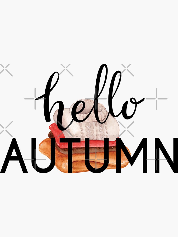 "Hello Autumn - Trendy Pumpkin Patches Fall Design For Fall Lovers ...
