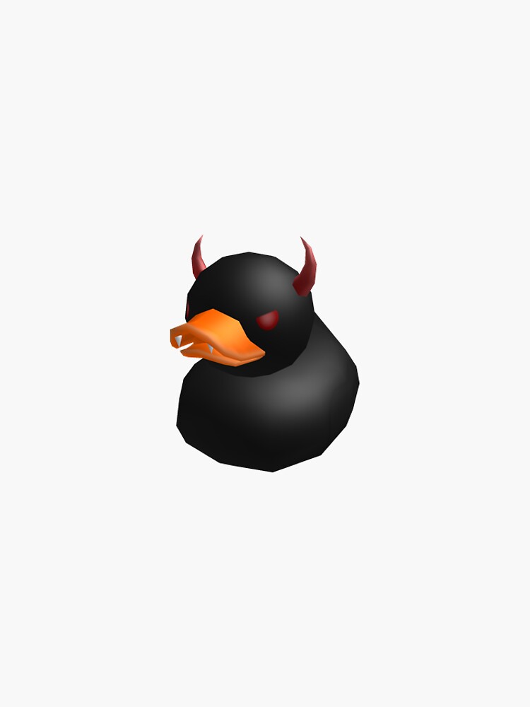 "Epik Devil Duck" Sticker by -erinijart- | Redbubble