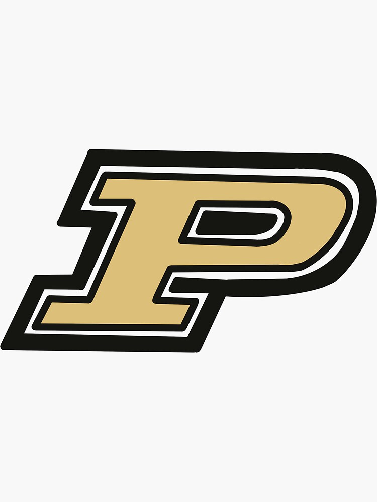 "Purdue p" Sticker for Sale by livikrull6 | Redbubble