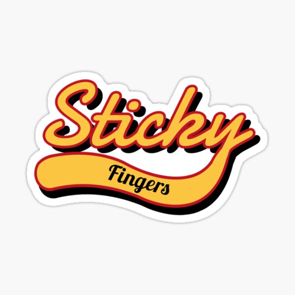 "BEST SELLING - Sticky Fingers " Sticker for Sale by mtnapparel | Redbubble