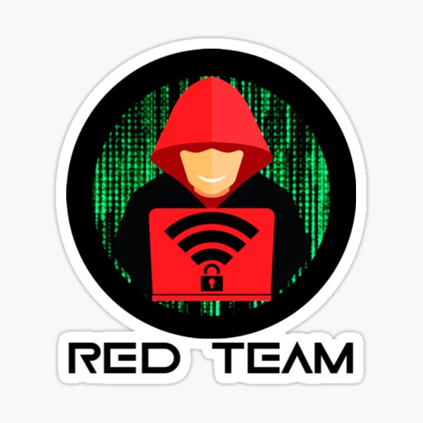 "RED TEAM - CYBER" Sticker for Sale by RENAGADE4LYF | Redbubble