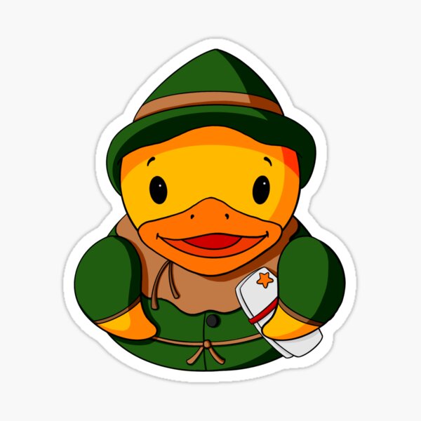 "Scarecrow Rubber Duck" Sticker for Sale by alishaober | Redbubble