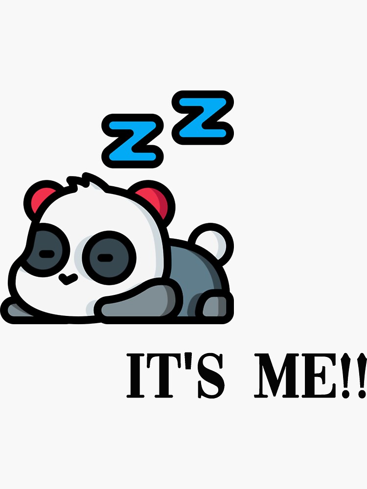 "sleepy panda" Sticker by koarts | Redbubble