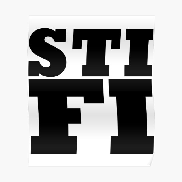 "Sticky Fingers STIFI LOGO " Poster for Sale by mtnapparel | Redbubble