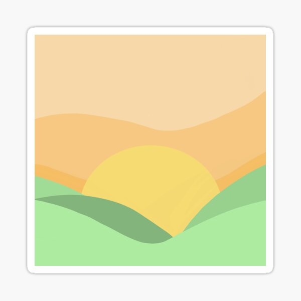 "Sunrise" Sticker by sundaysociety | Redbubble