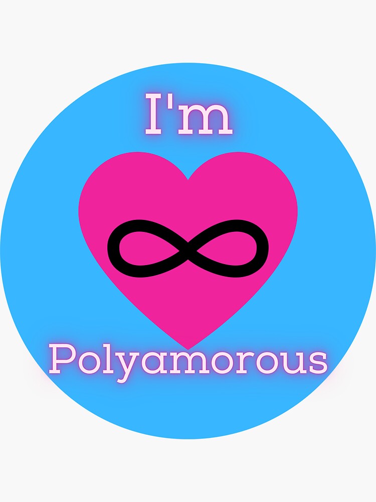 "Polyamorous" Sticker by Strydex | Redbubble