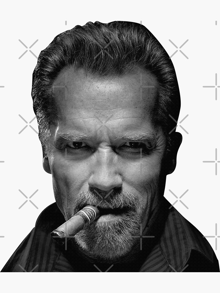 "Arnold Schwarzenegger Funny Best s Love Blcak" Sticker for Sale by ...