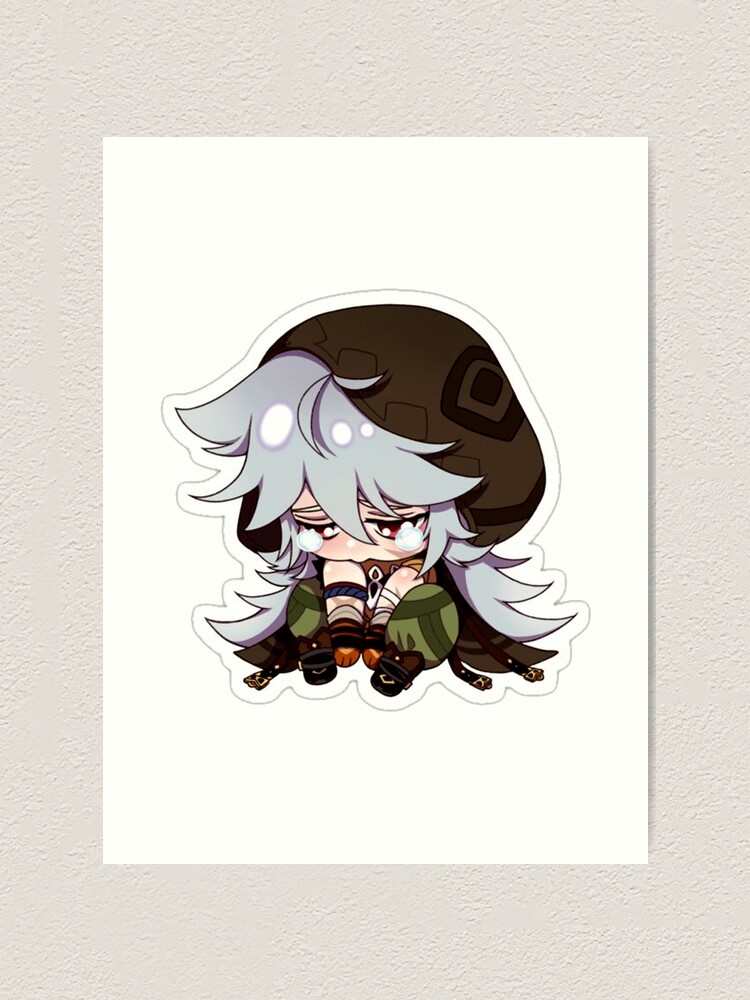 "chibi paimon genshin impact" Art Print for Sale by akutvalerio | Redbubble