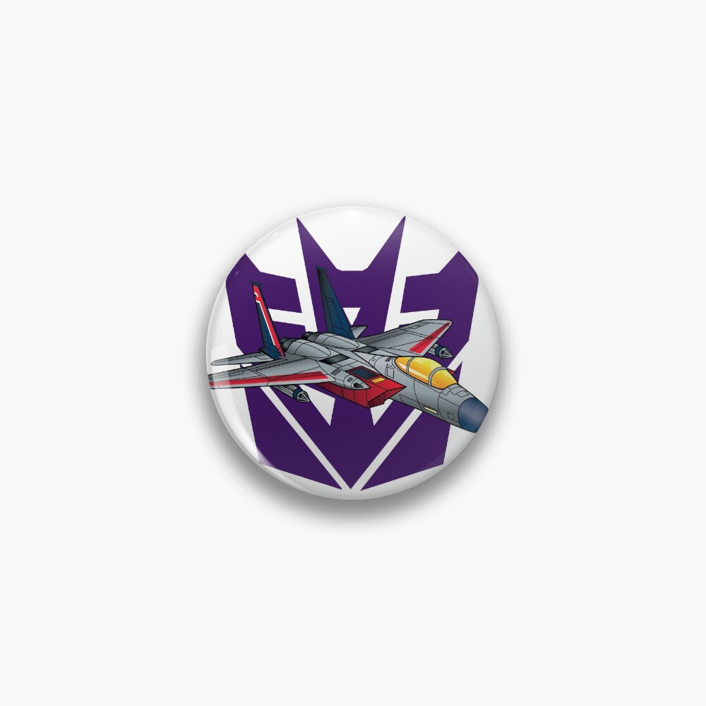 "Transformers G1 Starscream Decepticon Logo" Pin by MiTs-Design | Redbubble