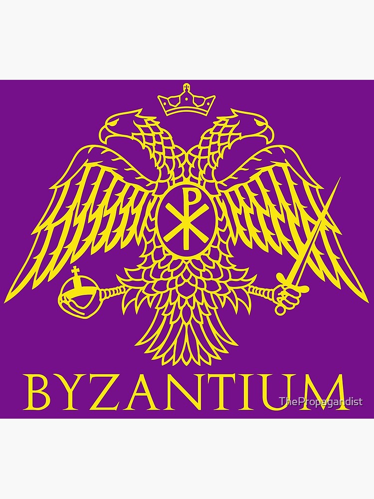 "BYZANTIUM LOGO - Byzantine Empire's double headed eagle" Poster for ...