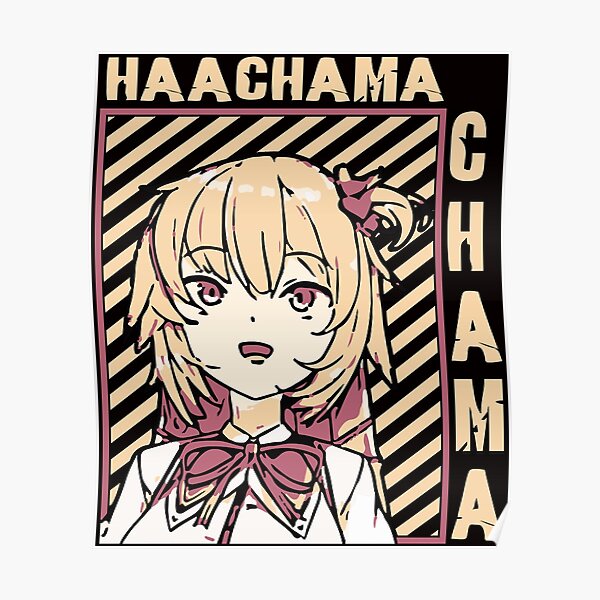 "Haachama Chama Hololive Classic" Poster for Sale by maryannhickman ...