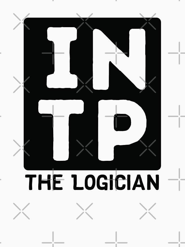 "INTP - Black Print" T-shirt for Sale by teeworthy | Redbubble | mbti t ...