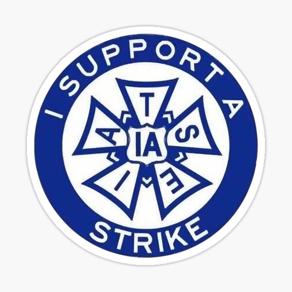 "I Support a IATSE Strike " Sticker for Sale by MilaRoseCompany | Redbubble